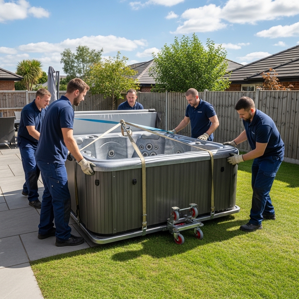 Moving a Hot Tub with a Dolly? Why DIY is a Costly Mistake